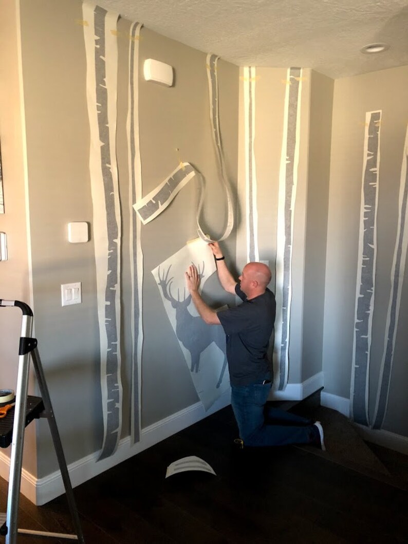 Aspen Trees Wall Decal Birch Trees IM007 - Etsy