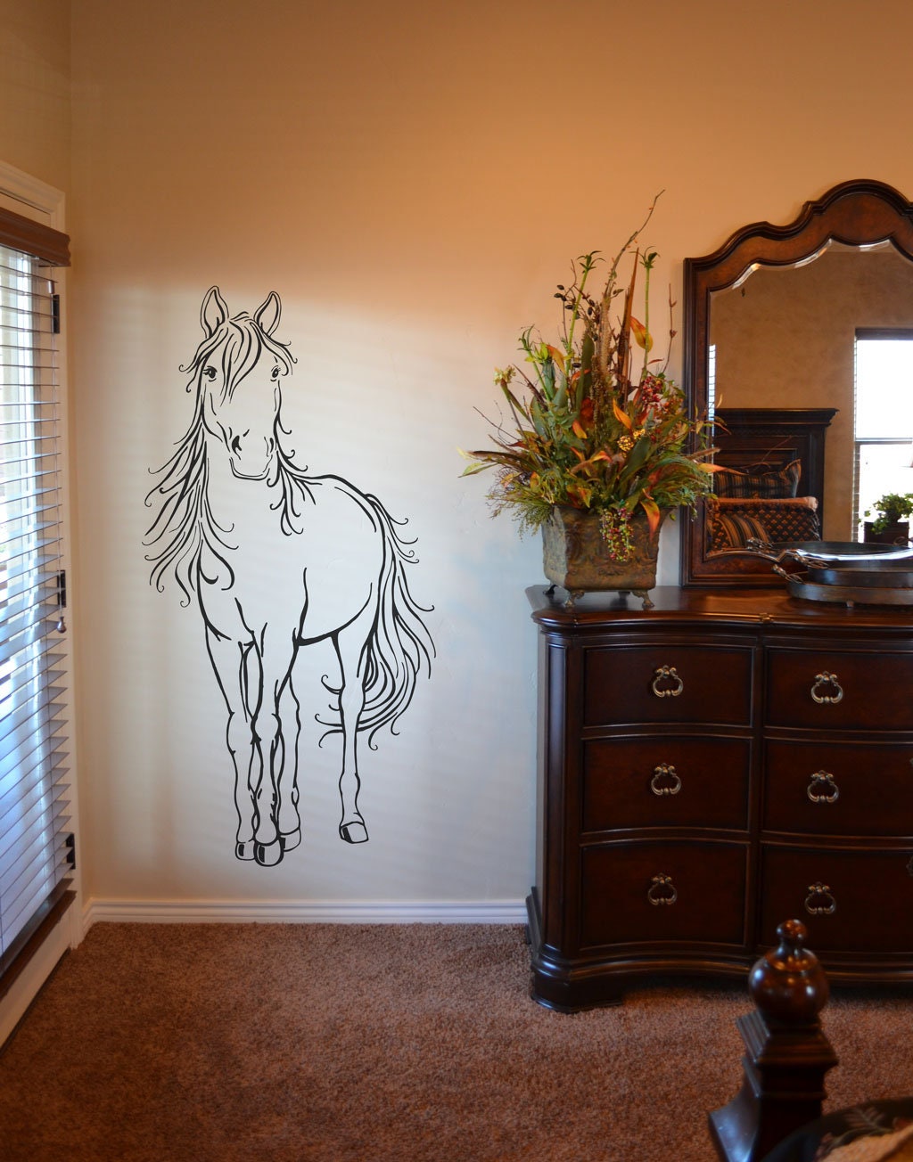 Large Horse Decal for the wall IM038 | Etsy