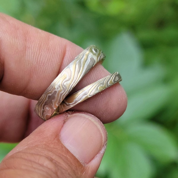 Mokume Gane Rings - Etsy