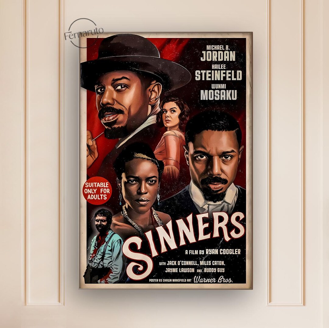 Sinner Classic Movie Poster | Canvas Print | Film Wall Art | Home ...