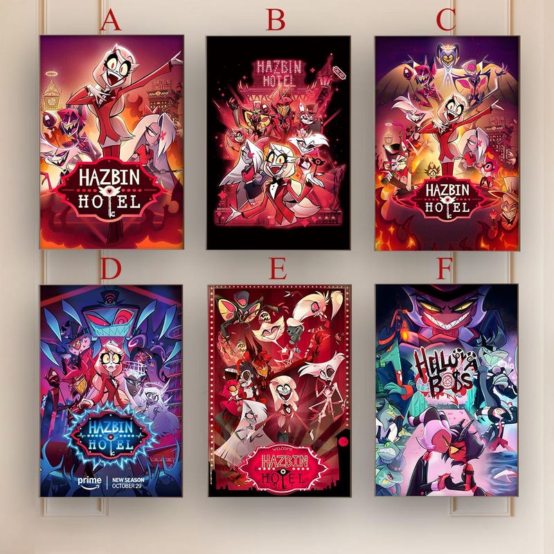 Hazbin Hotel Movie Poster - Etsy