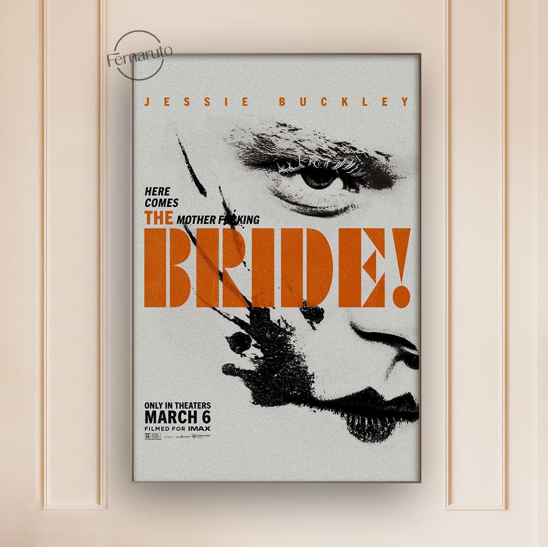 The Bride! (2026）movie Poster | Canvas Print | Film Wall Art | Home ...