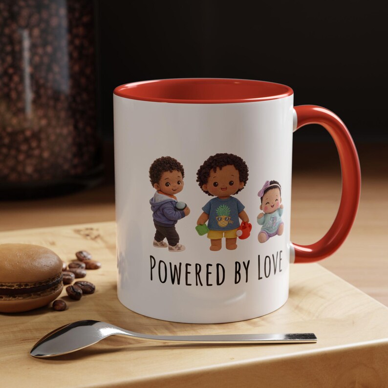 Custom Photo Portrait Mug, Personalized Illustration, Color Interior - Etsy