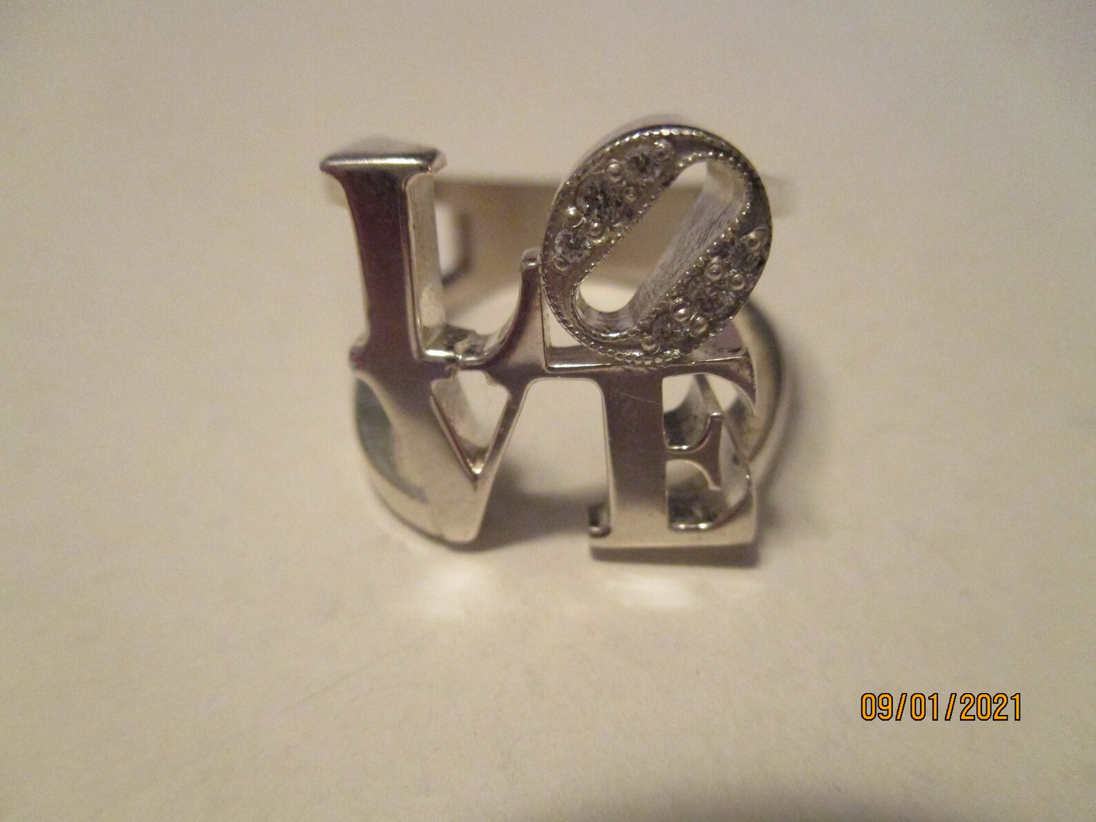 Love Ring Love Statue Ring Love Park Ring Sterling Silver | Etsy