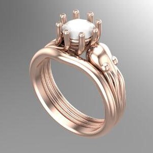 Octopus Ring, Engagement Ring, Elegant, Subtle Style, Sea Creature ...
