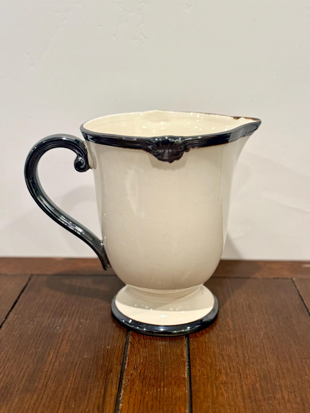 Vintage Embassy Ivory Ceramic Pitcher: Certified International ...