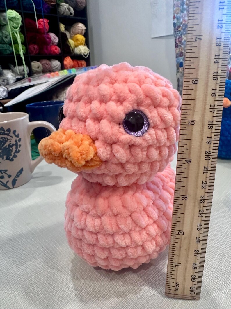 Hand Crocheted Rubber Ducky: Farm Toy - Etsy