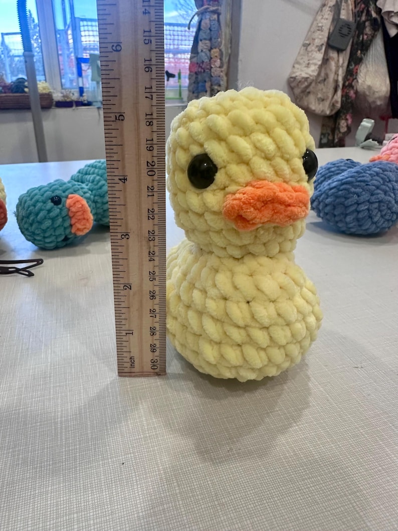 Hand Crocheted Rubber Ducky: Farm Toy - Etsy