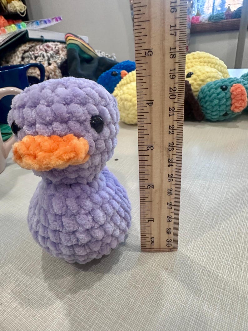 Hand Crocheted Rubber Ducky: Farm Toy - Etsy