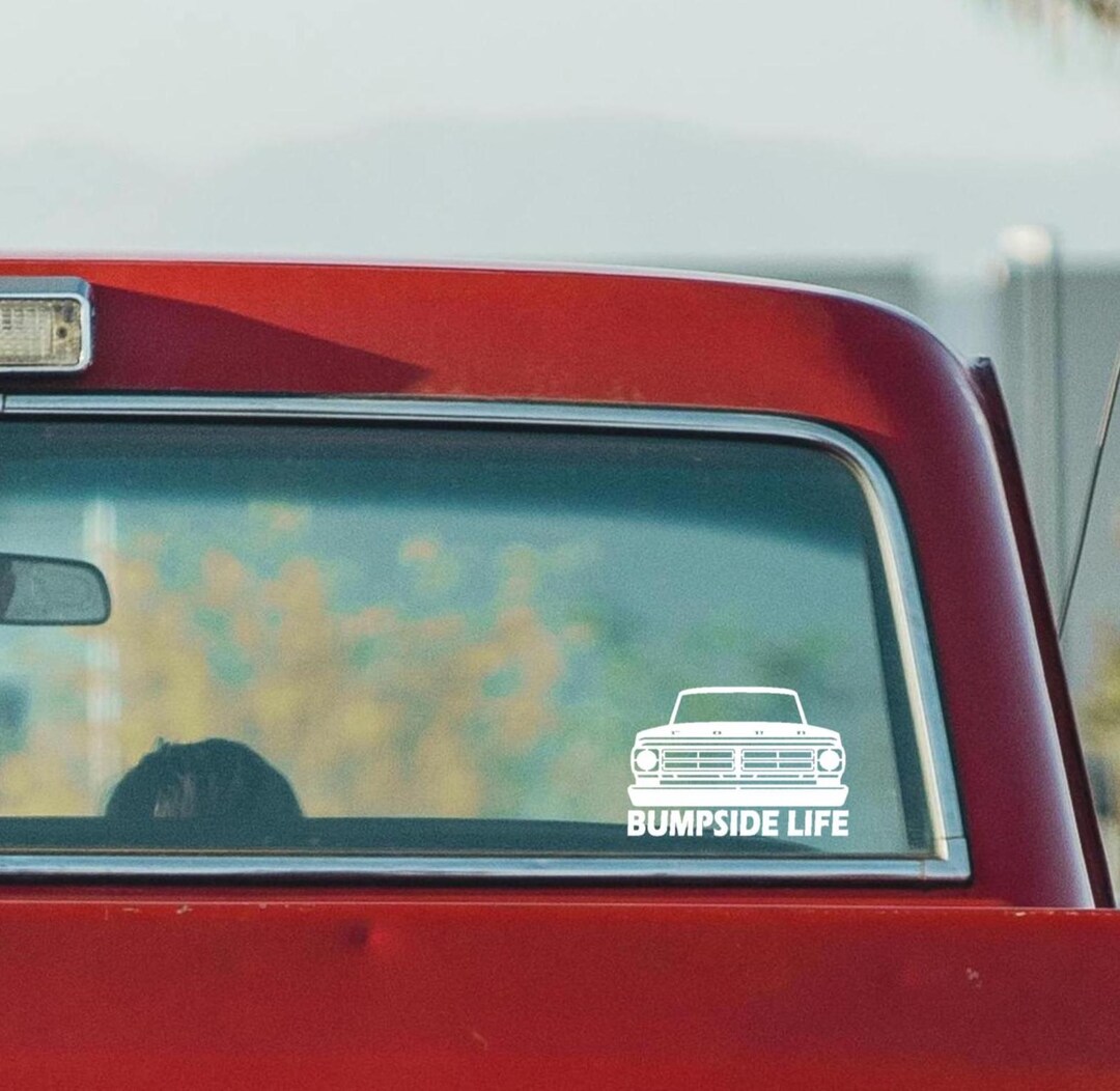 F100 Bumpside Ford Truck Car Decal Custom - Etsy