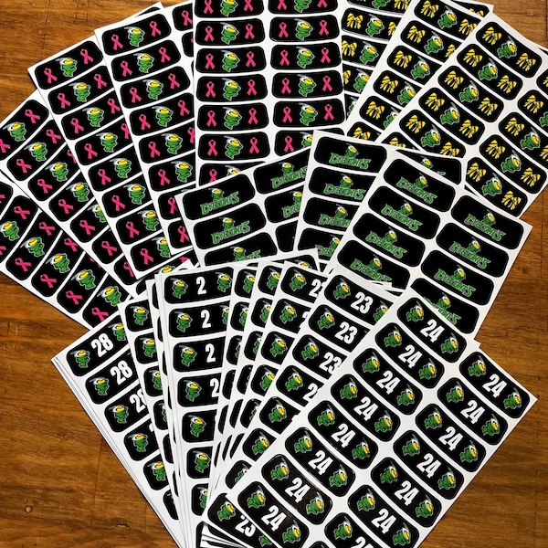 Custom Sports Name Decal - Etsy