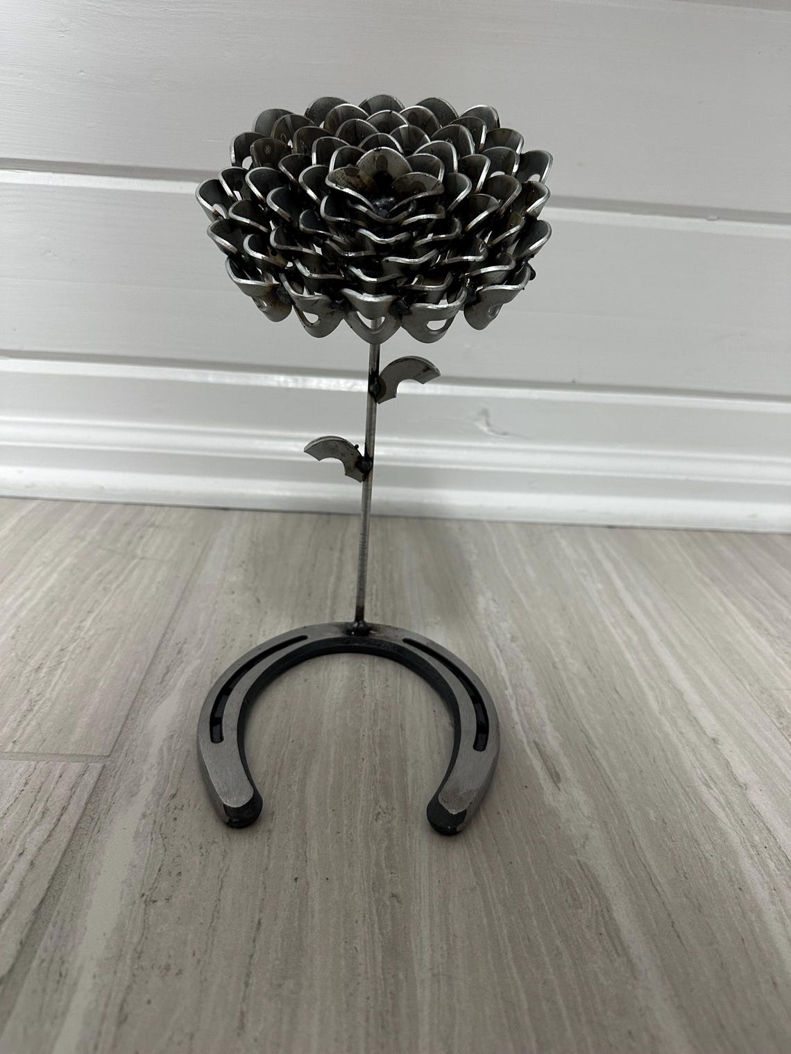 Custom Welded Flower Art Home Decor - Etsy