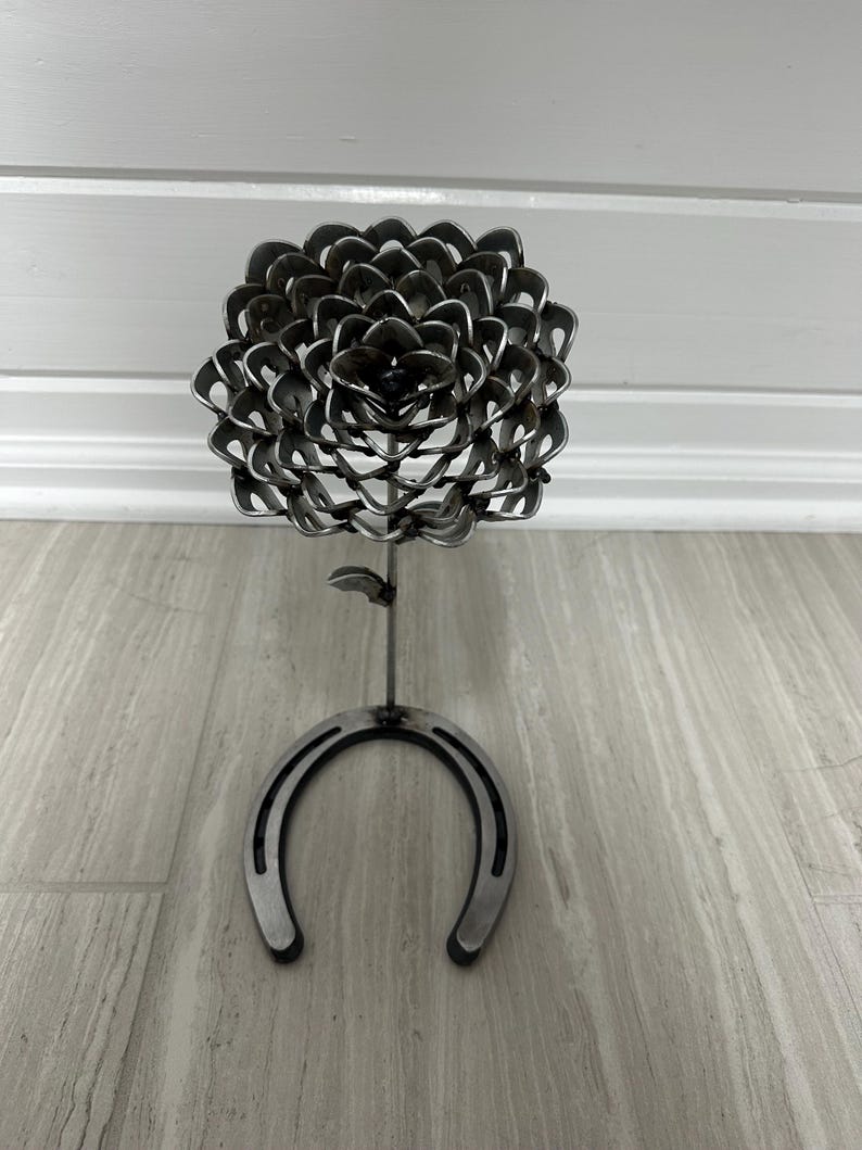 Custom Welded Flower Art Home Decor - Etsy
