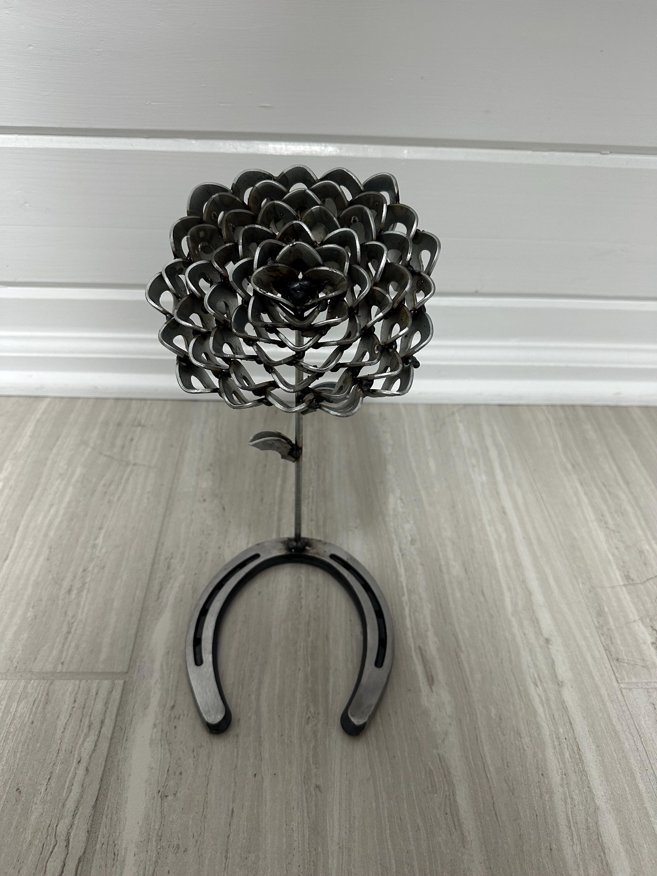 Custom Welded Flower Art Home Decor - Etsy