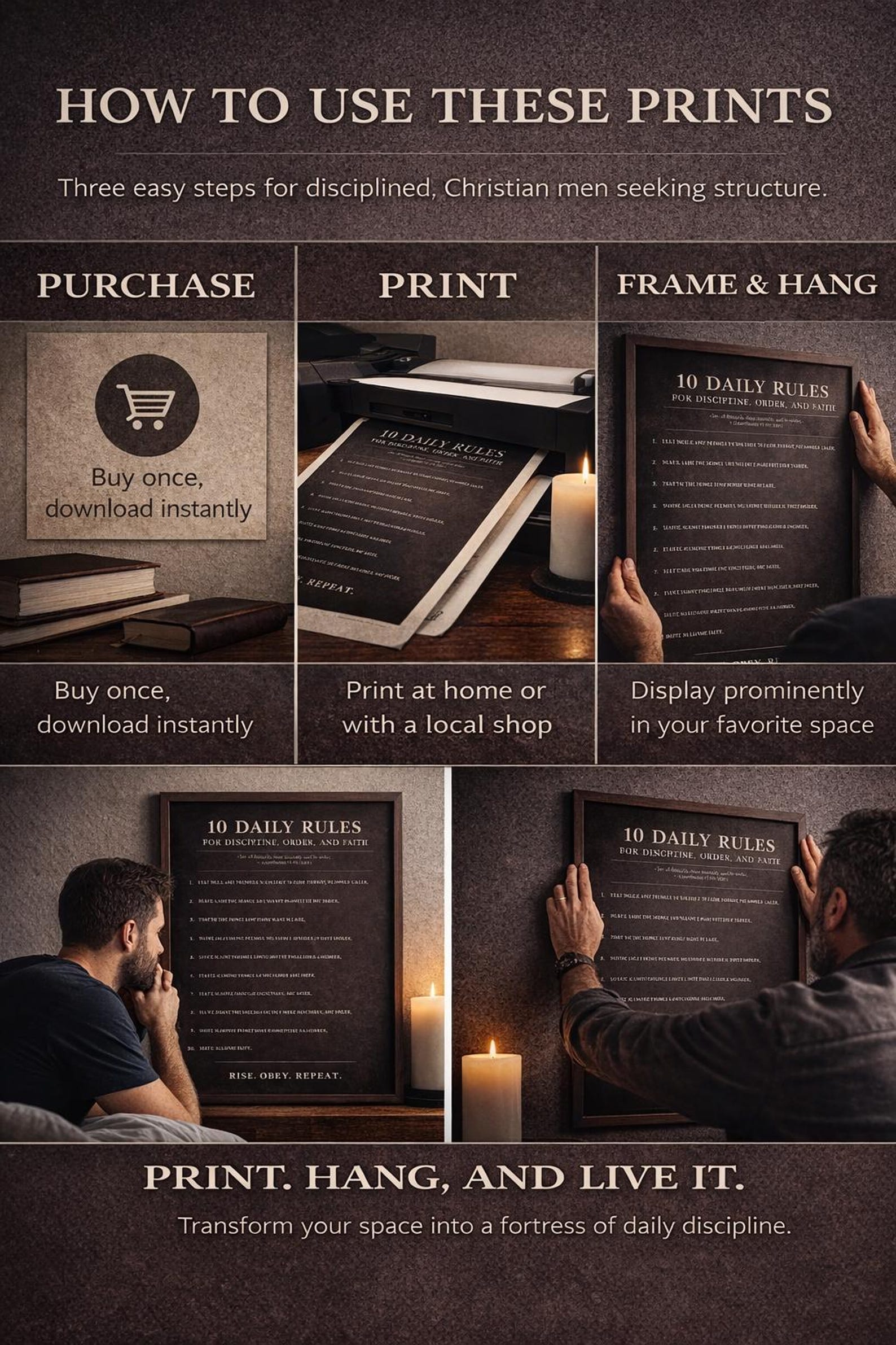10 Daily Rules for Discipline, Order, and Faith | Christian Men ...