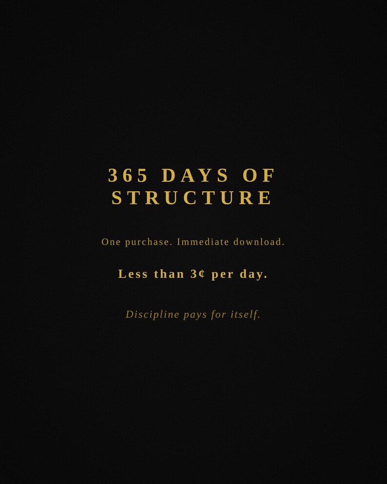 Christian Discipline System for Men – Daily Order Printable (A4/US ...