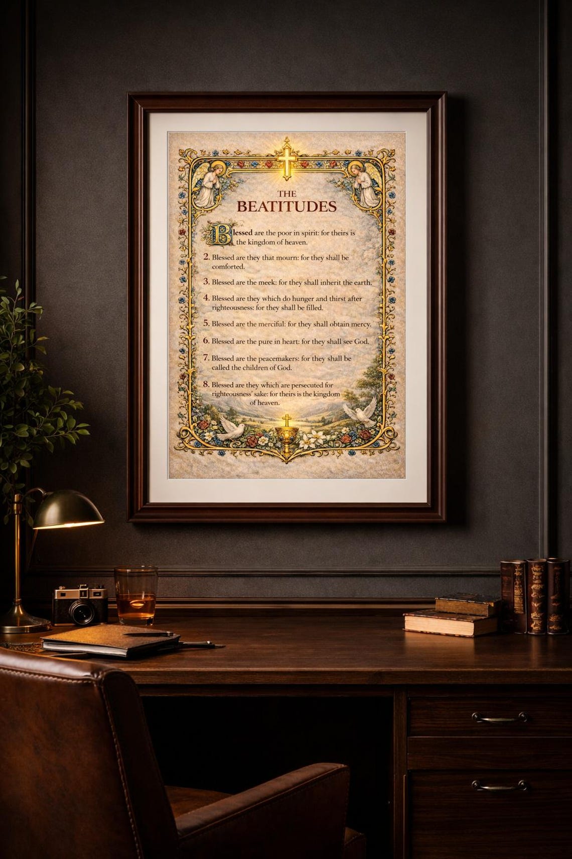 The Beatitudes — Illuminated Manuscript (printable Wall Art) - Etsy