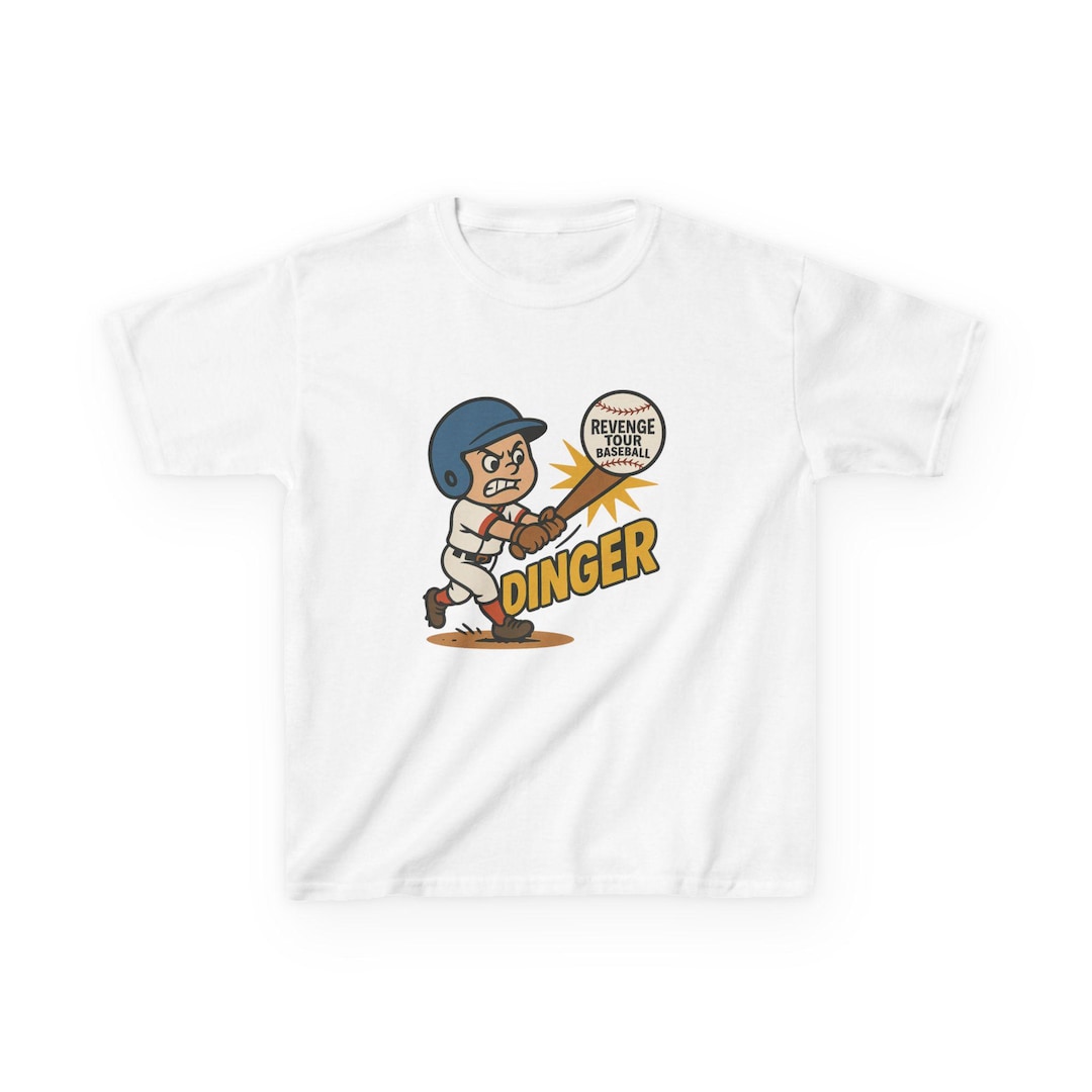 Hit a Dinger Design, Youth Revenge Tour Baseball T-shirt - Etsy
