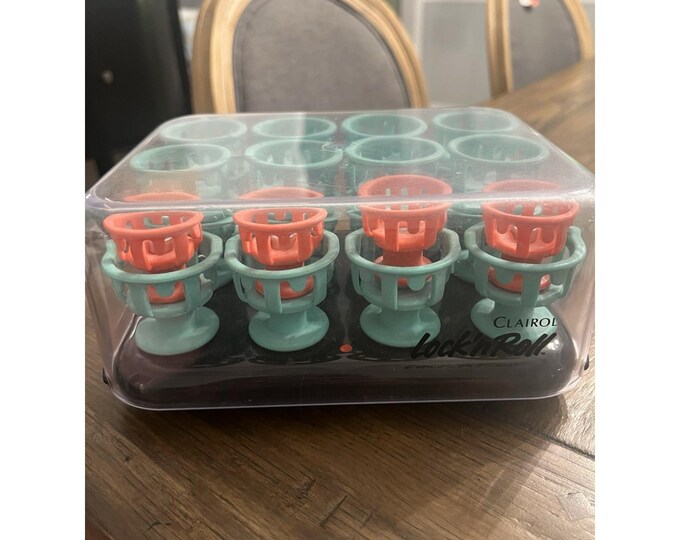 Clairol Lock N Roll Hot Hair Rollers Curlers 24 Spoolies Tested Works ...