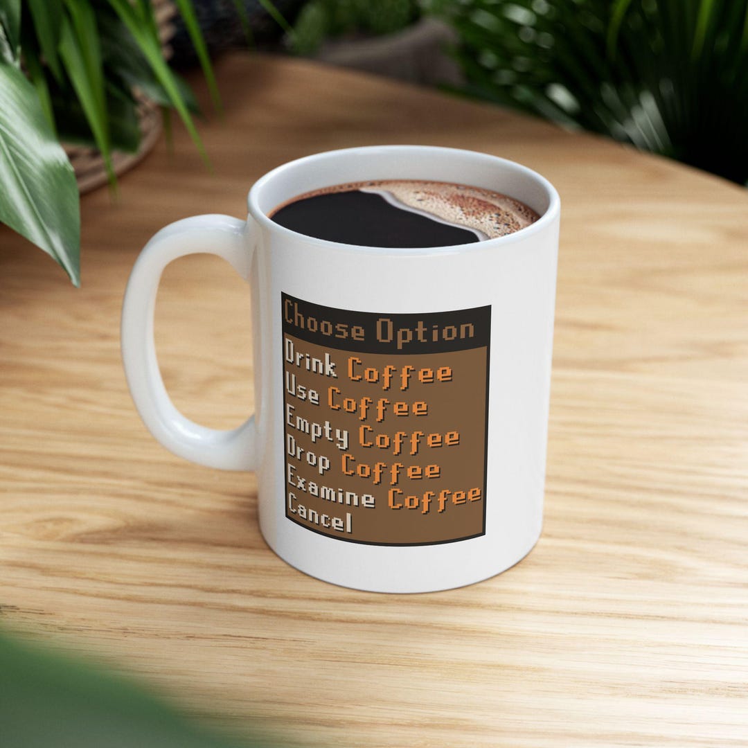 OSRS Coffee Mug | Funny Runescape Pixel Art Gamer Gift - Etsy