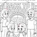 Affirmation Coloring Pages: Back to School Printable Bundle (PDF ...