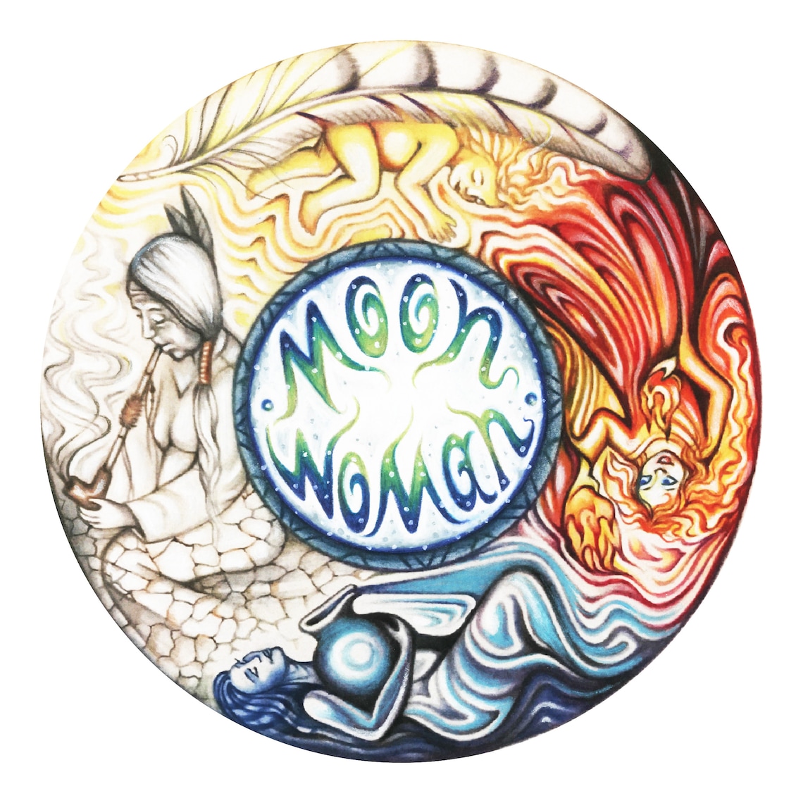 30 Shamanic Healing Cards Moon Woman Shamanic Healing Cards | Etsy