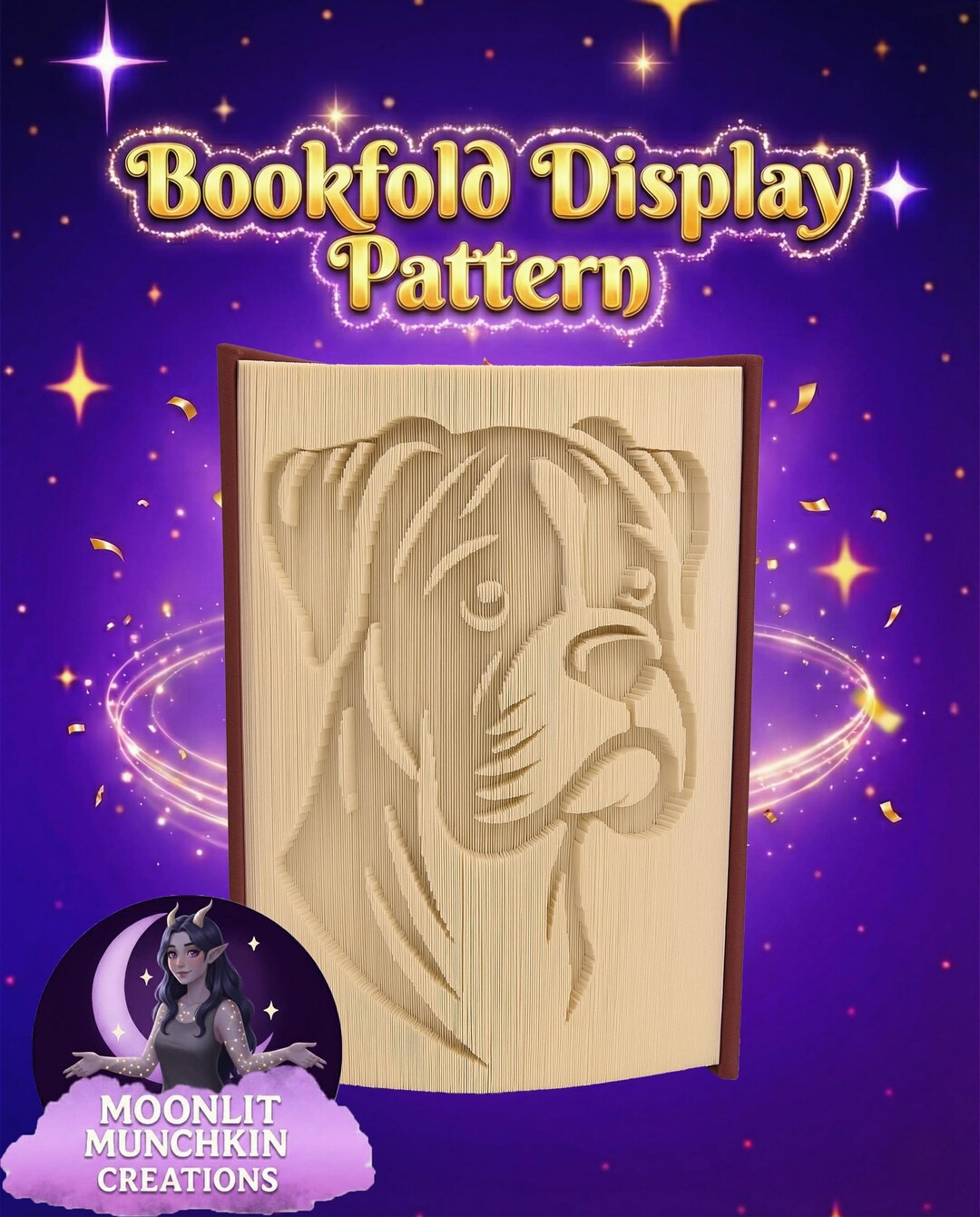 Boxer Dog – Book Folding Pattern (digital Download) - Etsy