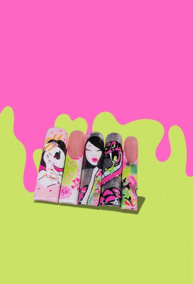Tokidoki Themed Press on Nails - Etsy