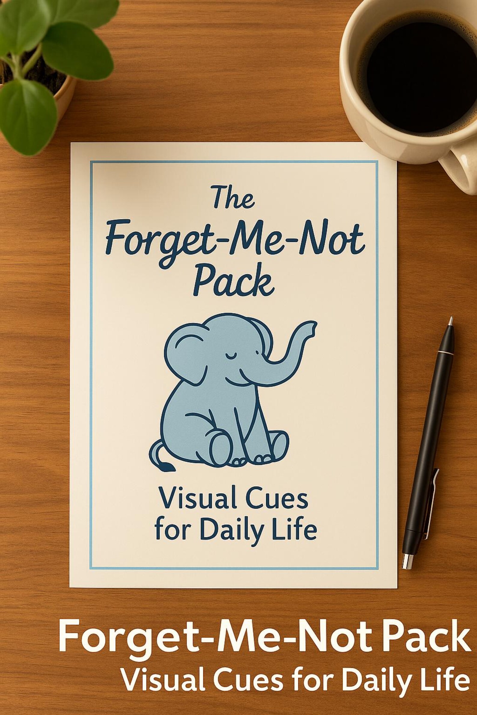 Forget Me Not: Printable Chore Chart, To-do List, & Medication Tracker ...