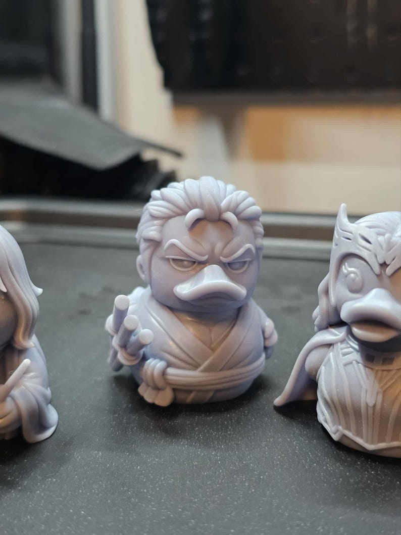 Anime Ducks 3D Printed Resin Duck Statuettes, Ducks Inspired by Anime ...