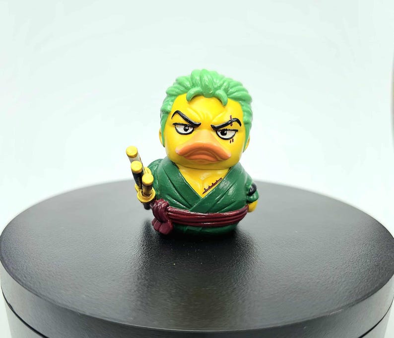 One Piece of Swords Zoro 3D Printed Resin Duck, Swordsmen Duck Inspired ...