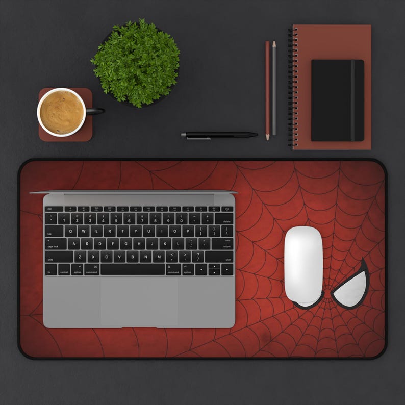 Spider Man Mask Desk Mat - Etsy