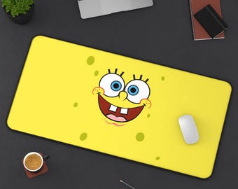 Spongebob Houses Desk Mat, Mouse Pad, Office Decor, Office Gifts ...
