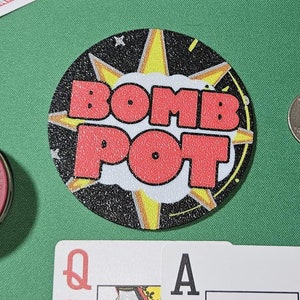 The BEST Bomb Pot Poker Chip - IN COLOR! 3 Different Variations - Etsy