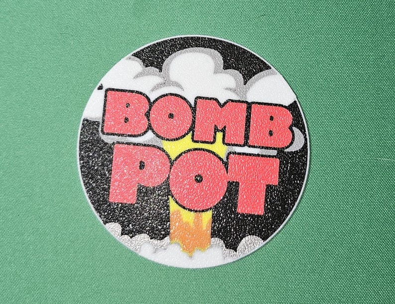The BEST Bomb Pot Poker Chip - IN COLOR! 3 Different Variations - Etsy