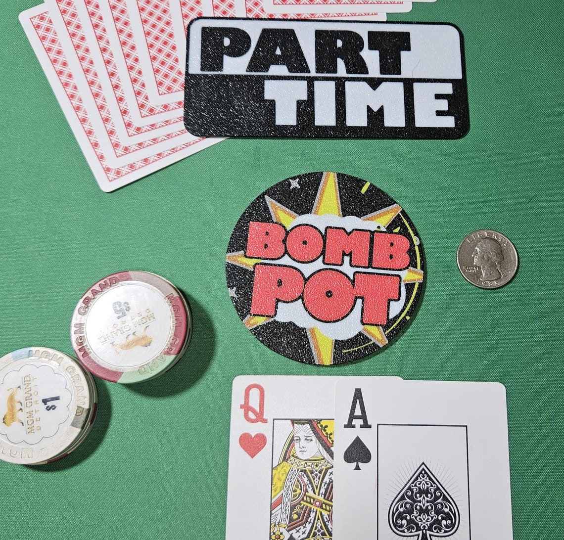 The BEST Bomb Pot Poker Chip - IN COLOR! 3 Different Variations - Etsy