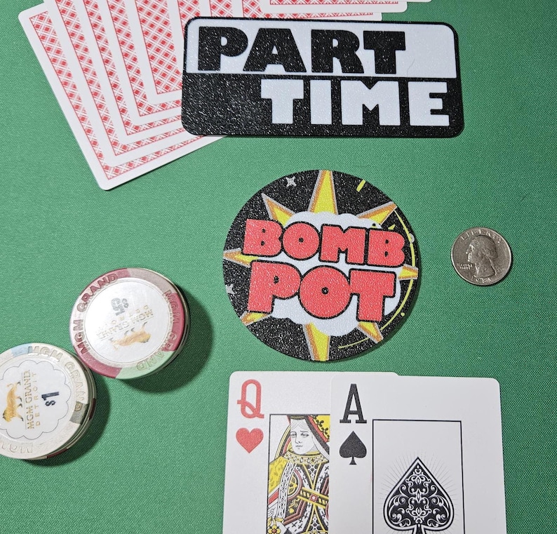 The BEST Bomb Pot Poker Chip - IN COLOR! 3 Different Variations - Etsy
