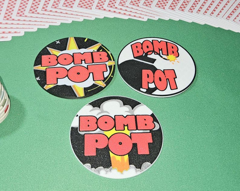The BEST Bomb Pot Poker Chip - IN COLOR! 3 Different Variations - Etsy