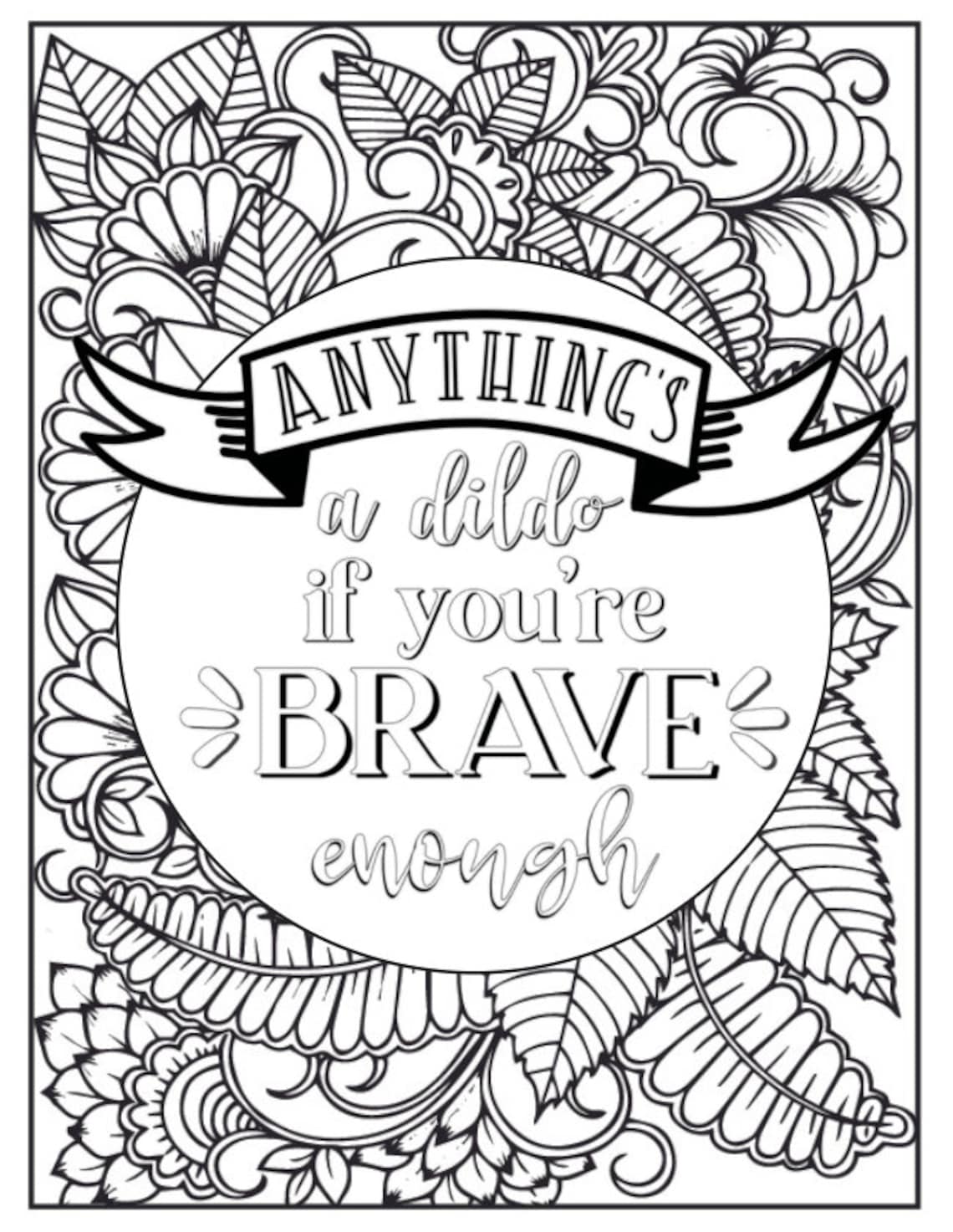 Printable Swear Word Coloring Book Pages Inappropriate - Etsy Canada