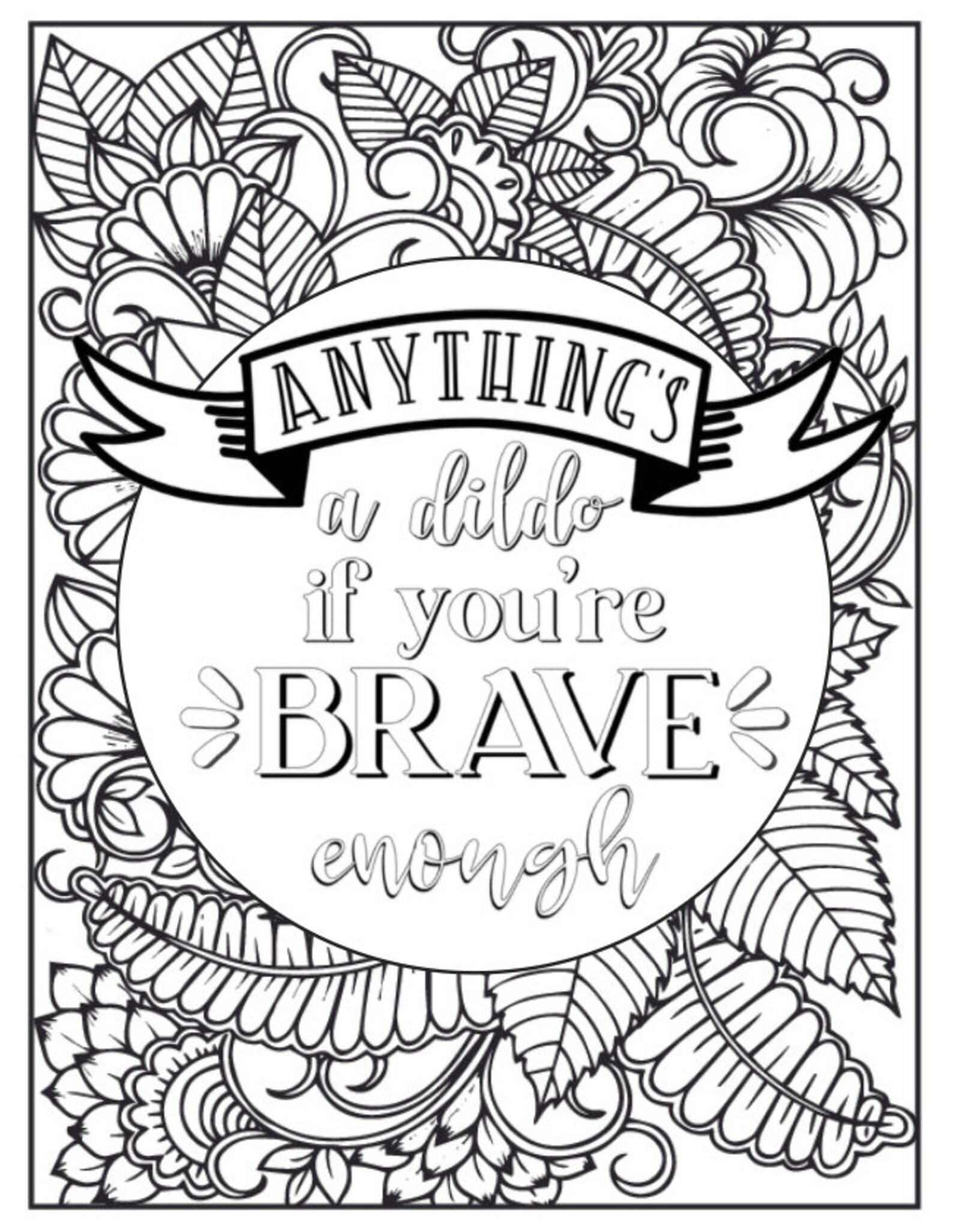 Printable Swear Word Coloring Book Pages Inappropriate - Etsy Canada