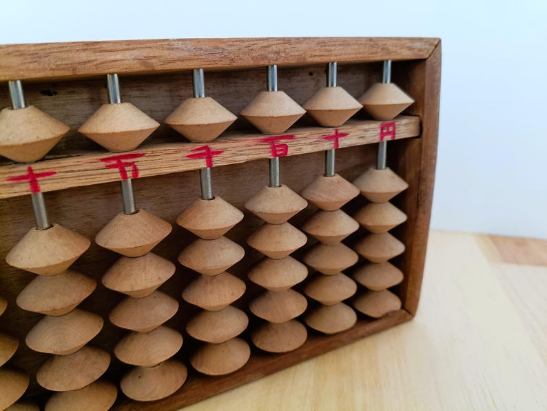 Vintage Japanese Soroban, Abacus 100-year Anniversary Commemorative ...