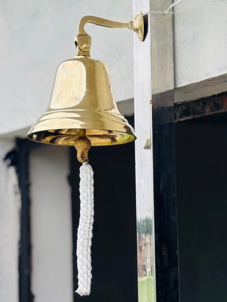 Personalized Brass Bell – Engraved Nautical Decor, Custom - Etsy