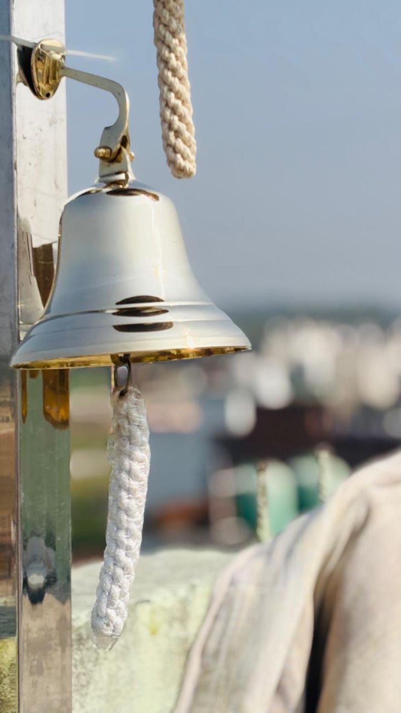 Personalized Engraved Brass Bell - Custom Handmade Bell for - Engraved ...