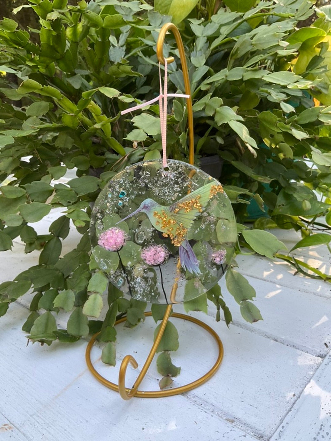 Hummingbird Sun Catcher - Etsy