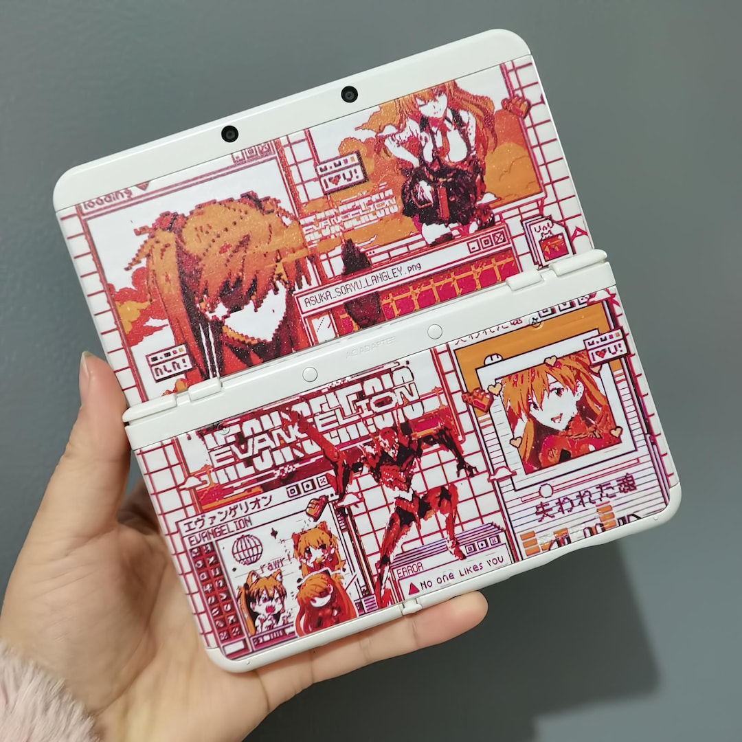 DIY Evangelion Asuka 3ds Nds Case Full Model Series, 3ds 2ds Nds ...