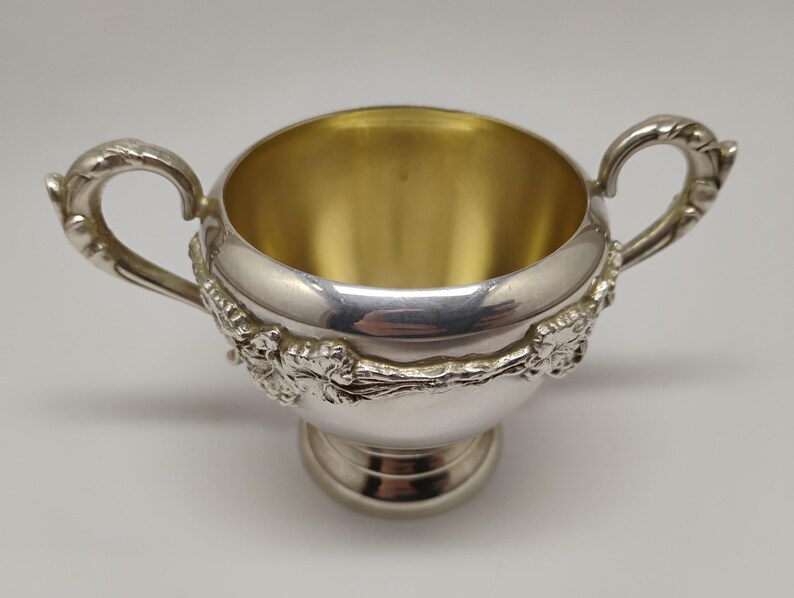 Norman Old English Reproduction Silver Plated Sugar Bowl - Etsy