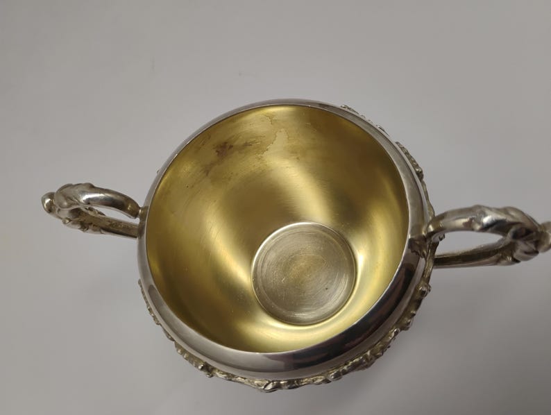 Norman Old English Reproduction Silver Plated Sugar Bowl - Etsy