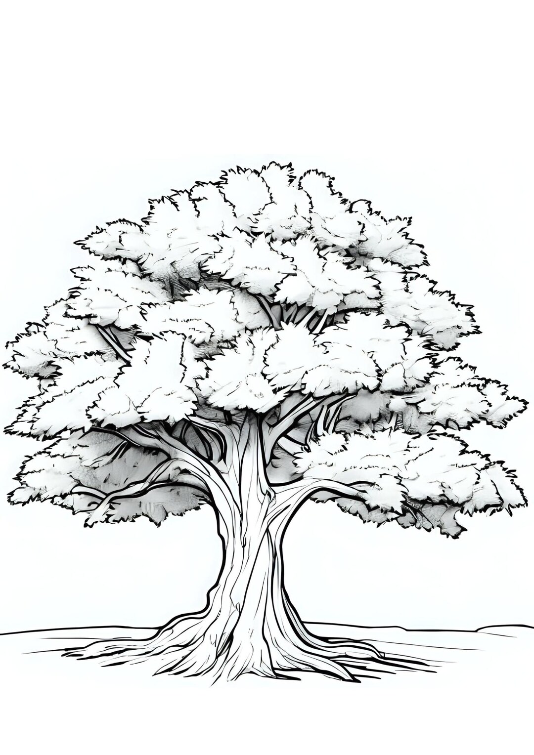Custom Family Tree Art Print: Personalized Ancestry Chart (digital ...