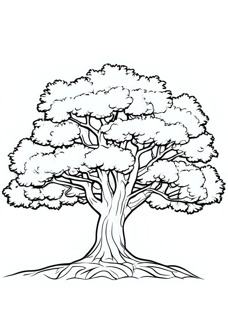 Custom Family Tree Art Print: Personalized Ancestry Chart (digital ...