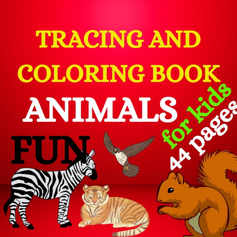 Zoo Animals Tracing Worksheet Bundle: Preschool Handwriting Practice ...